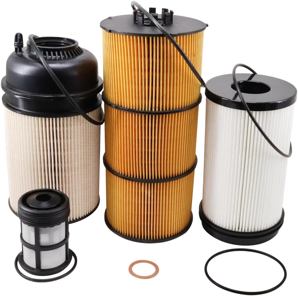 Amazon.com: LF17511 Oil Filter PF9908 Fuel Filter R61709 Fuel Filter ...