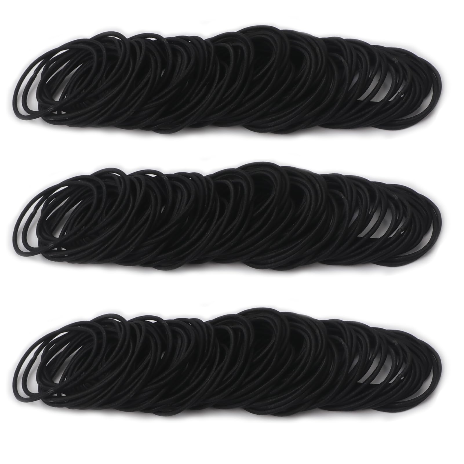 Amazon.com : Unaone Hair Elastics Ties, 300 PCS Stretchable Rubber Hair ...