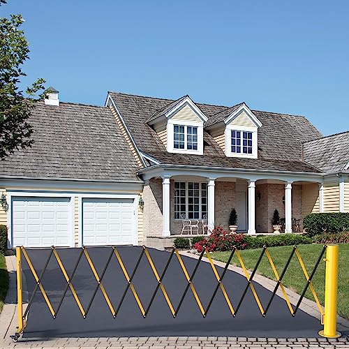Snapklik.com : YITAHOME Metal Expandable Barricade, 11FT Folding ...