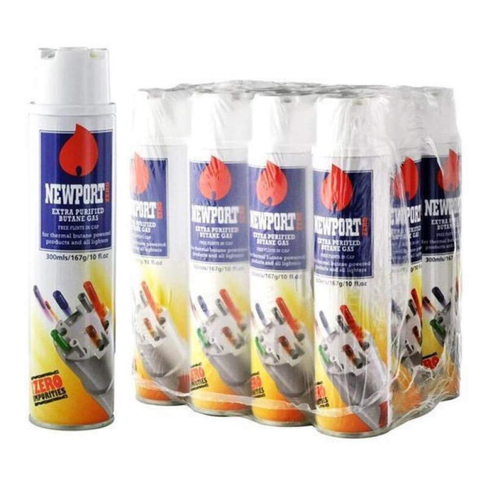 Amazon.com: Newport Zero Butane Refill for Lighter 300ml (12) : Health ...