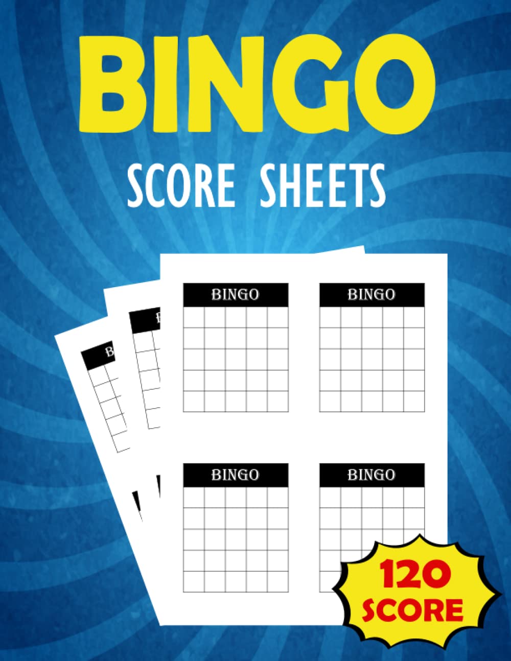 Bingo Score Sheets Blank Bingo Cards Bingo Paper Cards Sheets ...