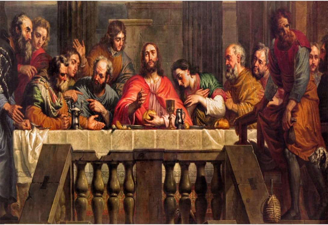 Amazon.com : DORCEV 20x10ft The Last Supper Photography Background ...