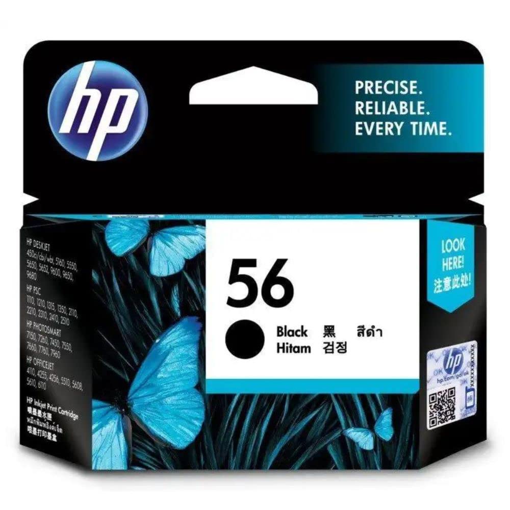 HP 56 Inkjet Print Cartridge (Black) : Amazon.in: Computers & Accessories