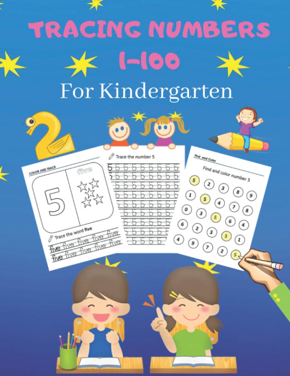 Buy Tracing Numbers 1-100 For Kindergarten: Number Practice Workbook To Learn The Numbers From 0 ...