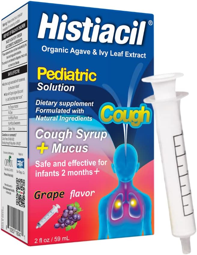 Amazon.com: Histiacil Organic Agave & Ivy Leaf Extract Pediatric ...