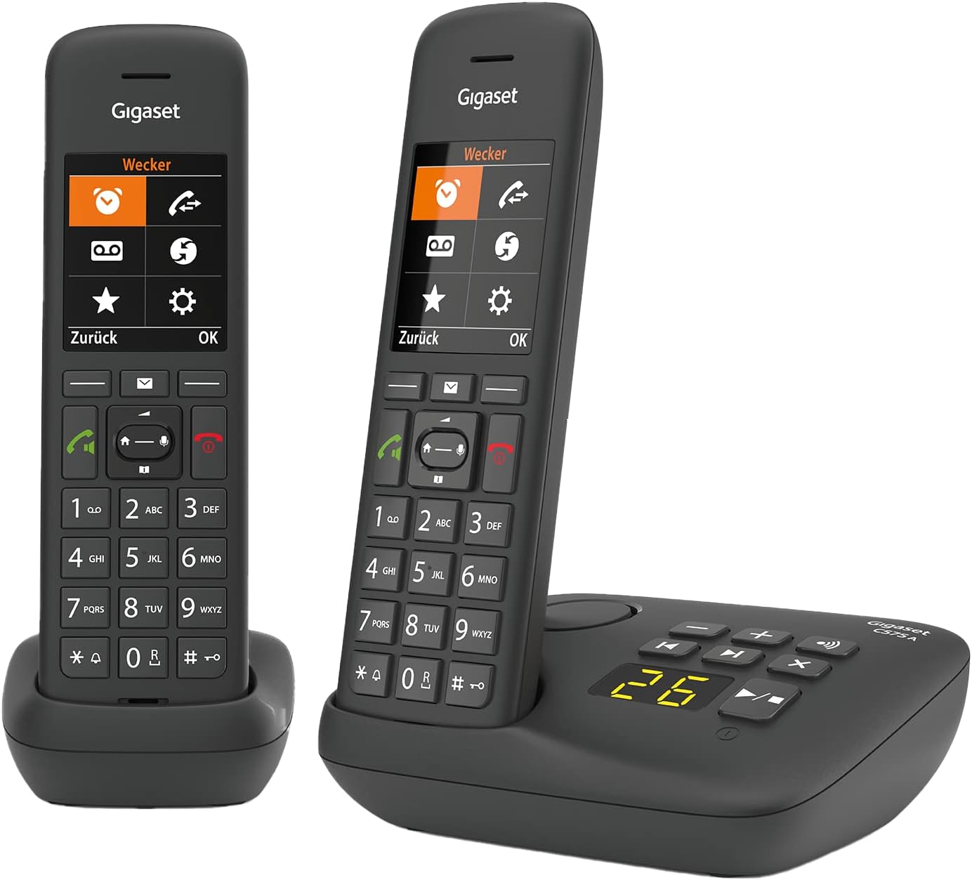 Gigaset AS690A Quattro - 4 Schnurlose DECT-Telefone mit ...