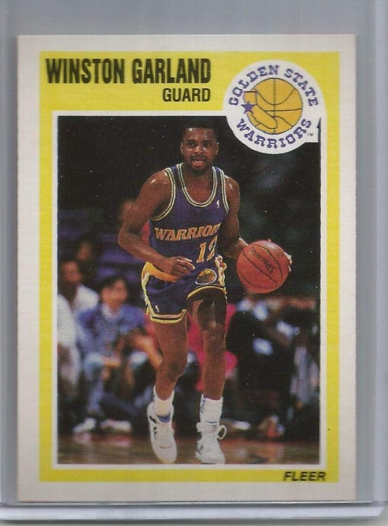 Amazon.com: 1989-90 Fleer Basketball Card #53 Winston Garland Golden ...