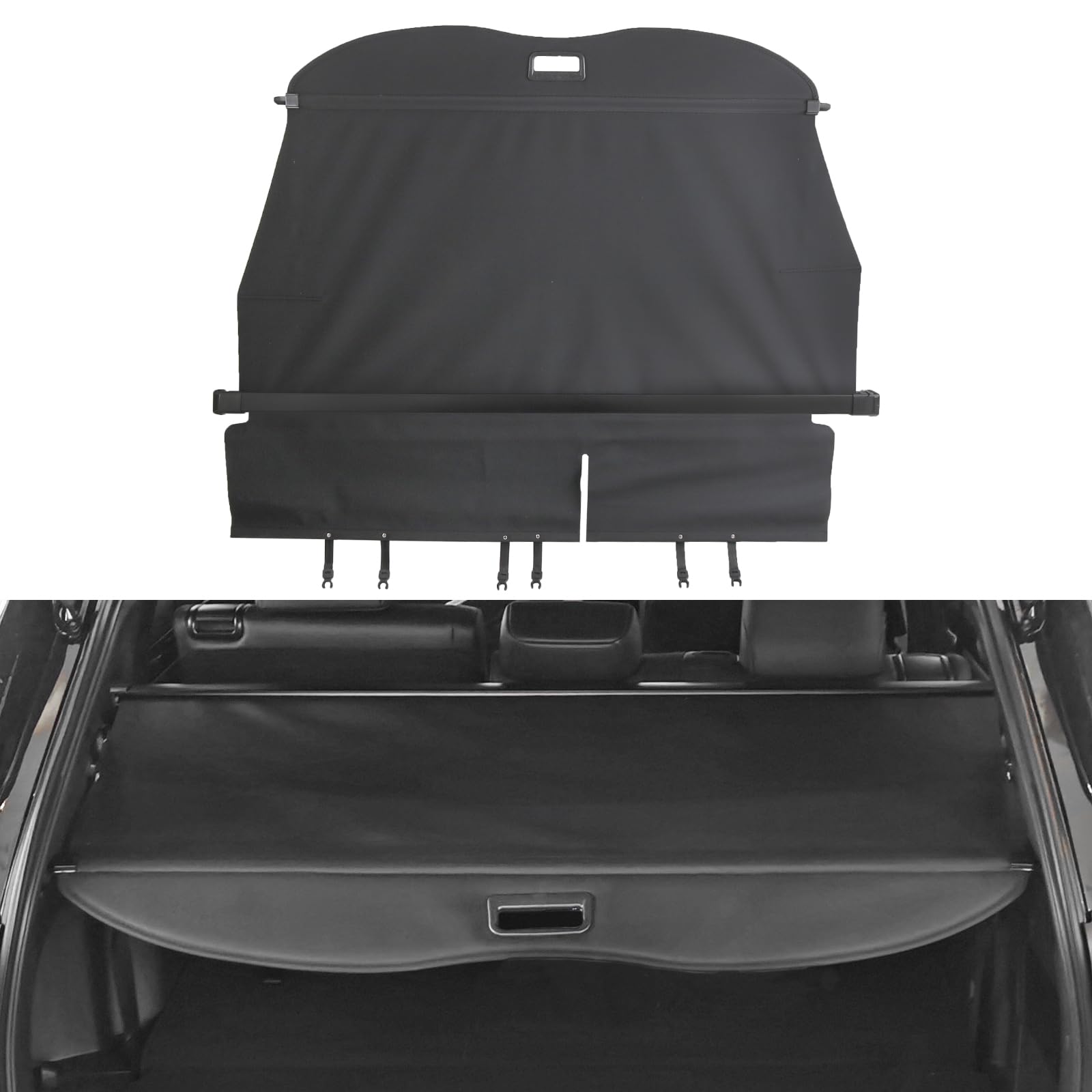 Amazon.com: JDMSPEED Retractable Rear Cargo Cover Shade Compatible with ...