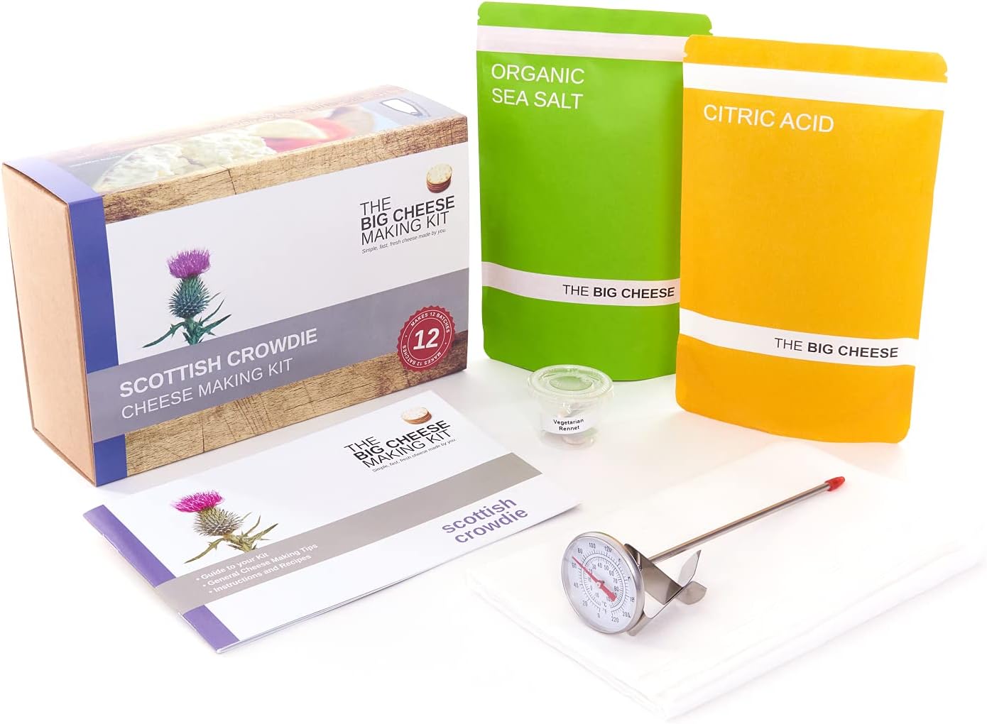 The Scottish Crowdie Cheese Making Kit | Make Easy Vegetarian and ...