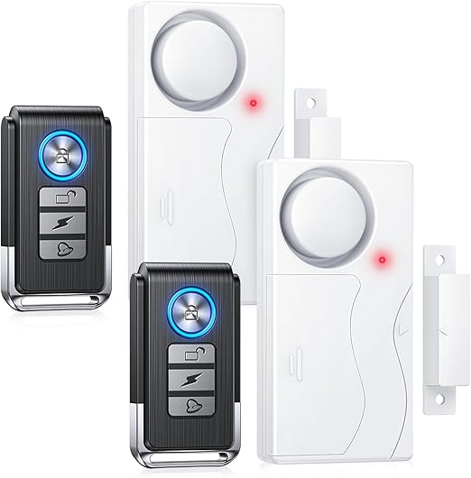 Amazon.com: HOMATTER Door Alarms for Kids Safety, 110dB Loud Door ...