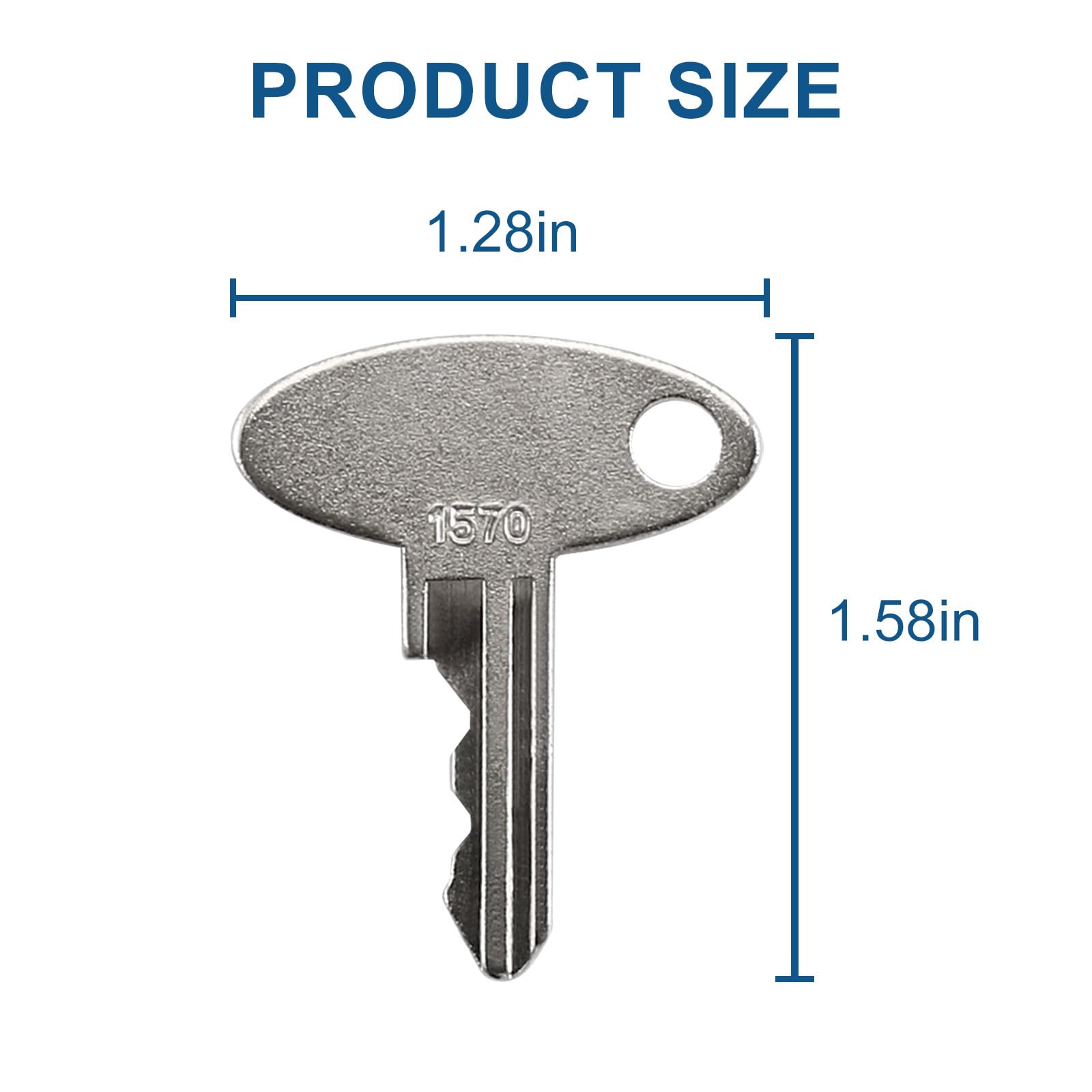 Snapklik.com : 1570 Ignition Keys For Ford/New Holland Tractors ...