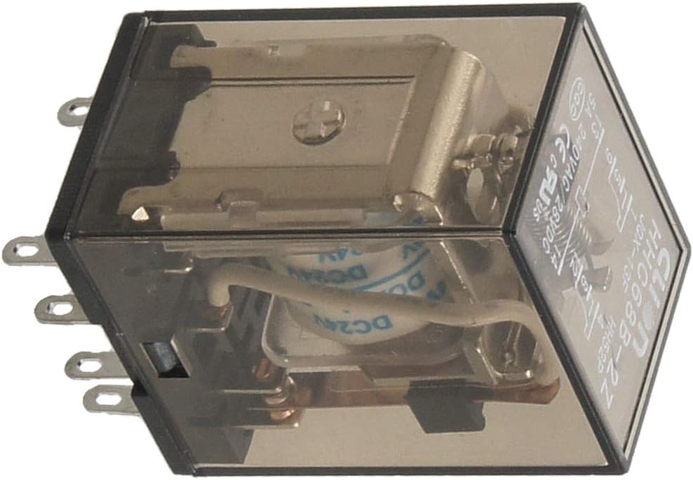 Amazon.com: Aexit HHC68B-2Z JQX-13F Relays HH52P DC 24V Coil 8 Pins DPDT Power Accessory Power ...