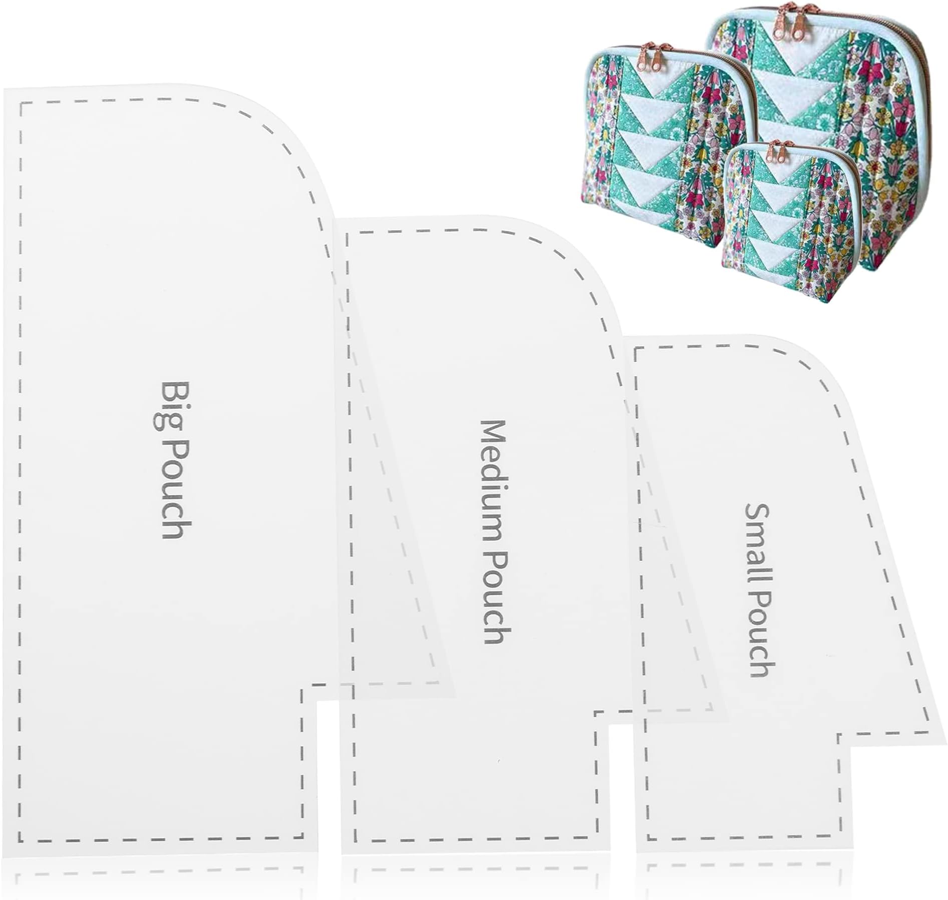 Amazon.com: BAENRCY Coin Purse Acrylic Template Leather Pattern Acrylic ...