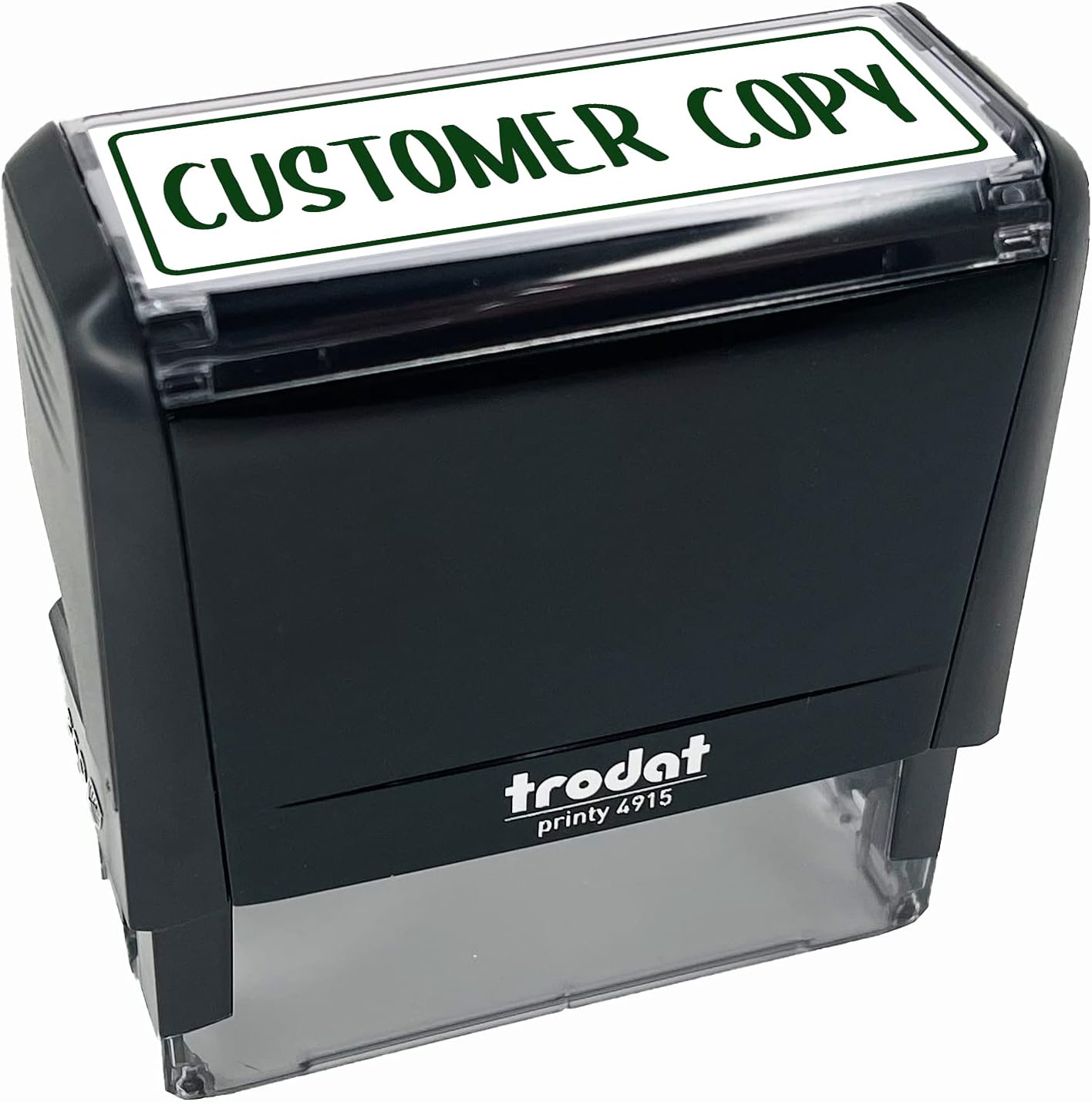 Amazon.com: Customer Copy Invoice Receipt Self-Inking Rubber Stamp Ink ...
