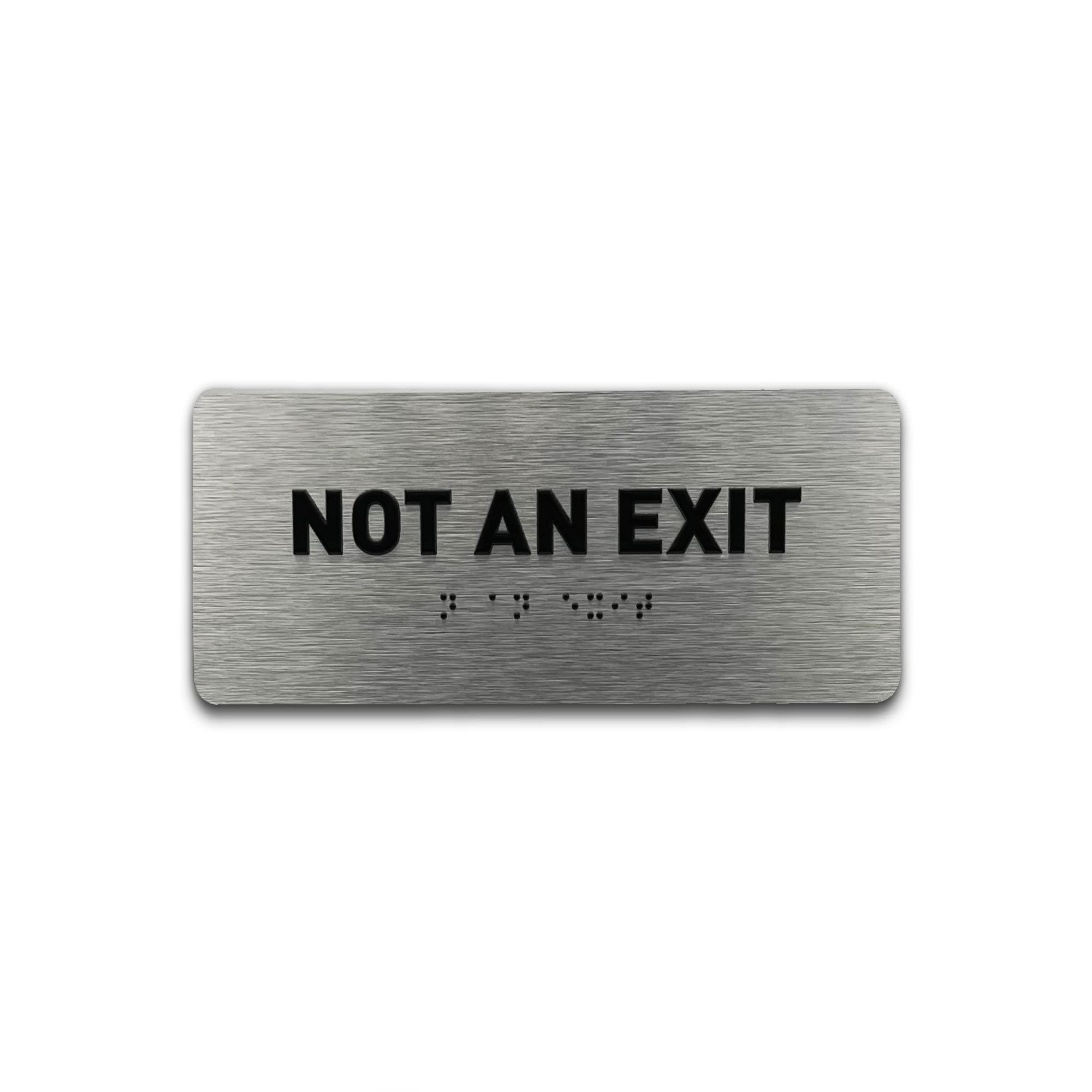 Amazon.com: Not An Exit Identification Sign - ADA Compliant Sign ...