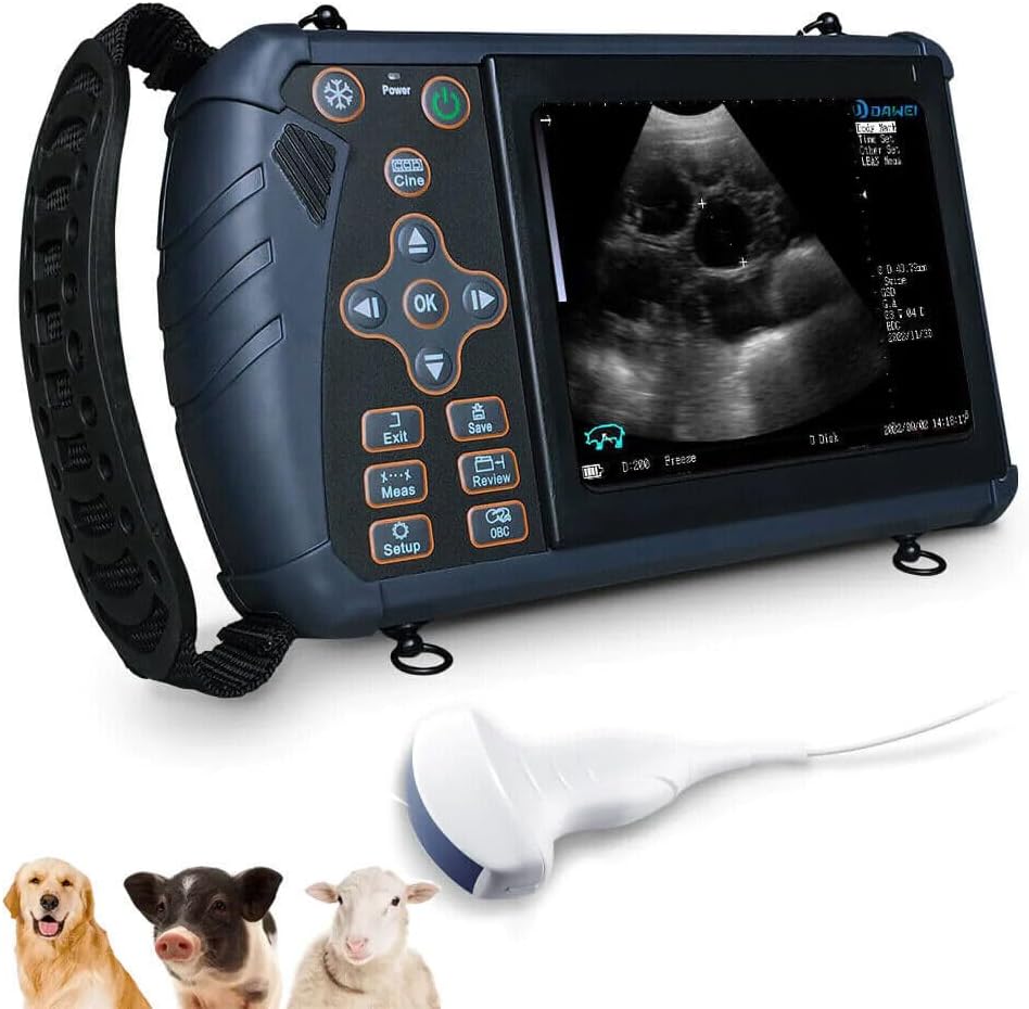 Dawei Vet Ultrasound Machine Portable Veterinary Handheld Scanner B ...