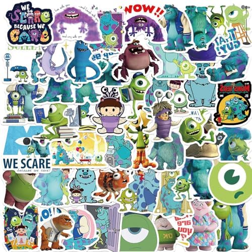 Amazon.com: Monsters Inc Stickers - 100 Disney Monsters for Party ...