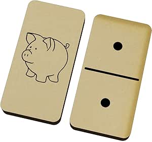 Amazon.com: 'Pig' Domino Set & Box (DM00008880) : Arts, Crafts & Sewing