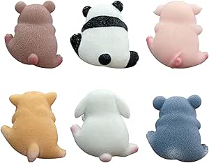 Amazon.com: CUCUFA 6PCS Computer Monitor Decor, Cartoon Animal Figurine ...