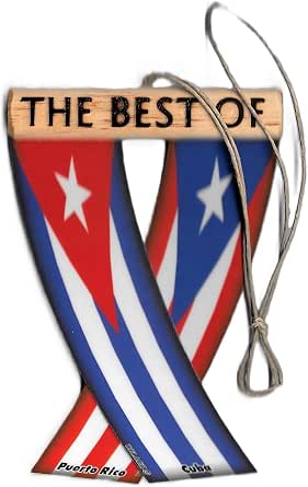 Amazon.com: Puerto Rico y Cuba Cubarican Boricua Cubano Caribe Espejo ...