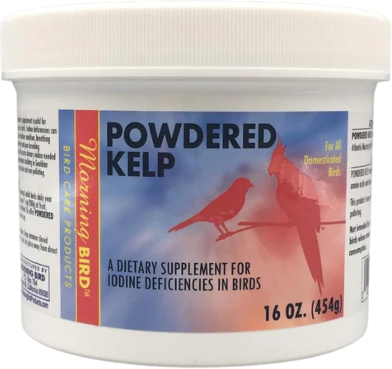 Amazon.com : Morning Bird Powdered Kelp Birds Supplement, Iodine ...