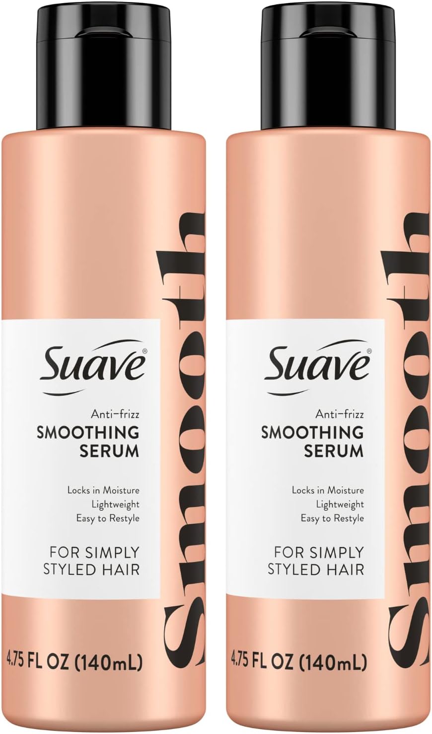 Amazon.com : Suave Simply Styled Hair Smoothing Serum – Anti-Frizz Hair ...