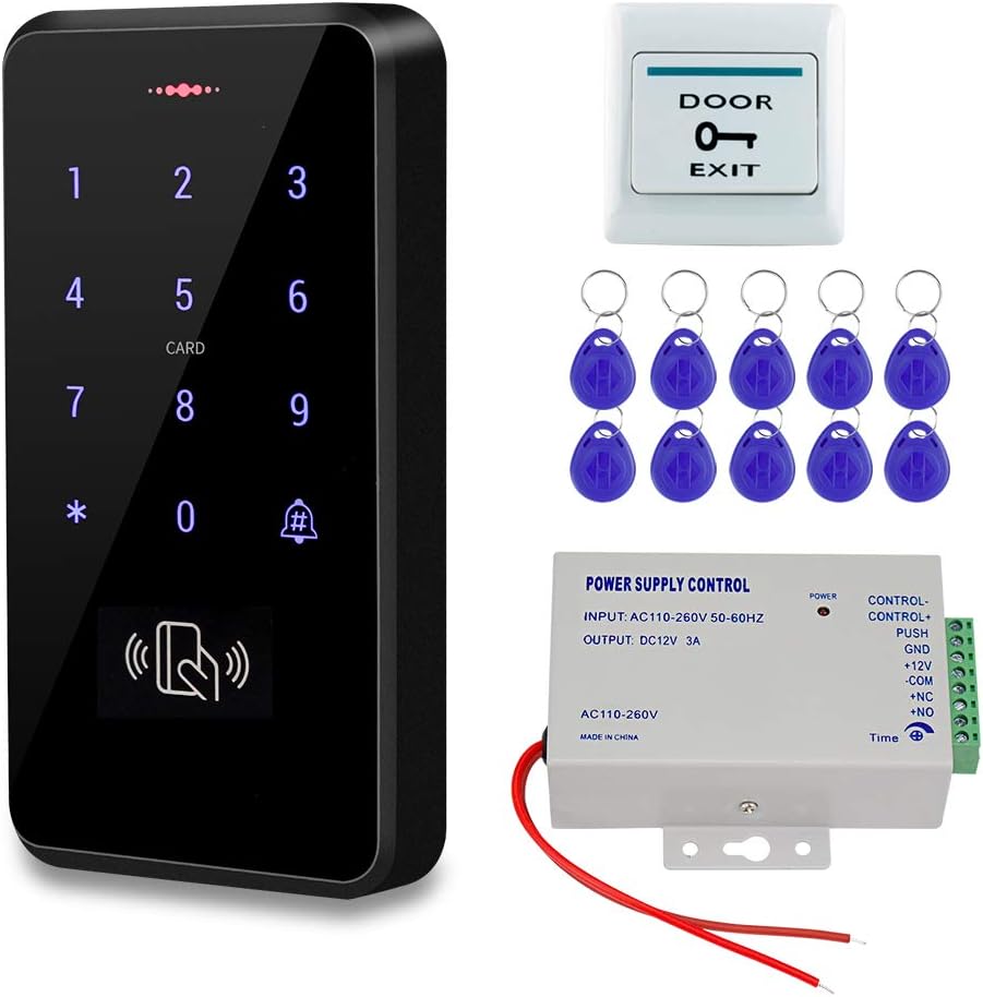 Amazon.com : YiToo WiFi Tuya APP Access Control System Kit Waterproof RFID Access Control Keypad ...