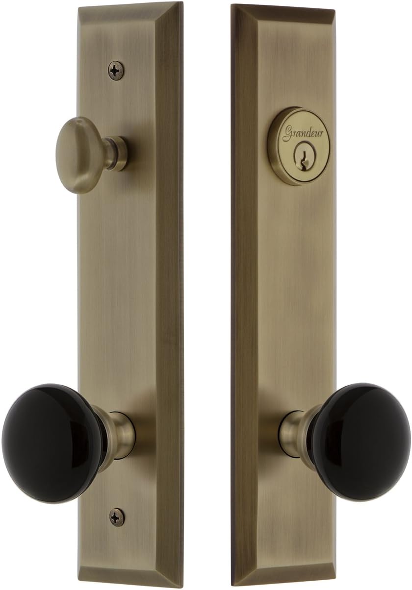 Grandeur Hardware 854240Entry SET854240 Made of Solid, Forged Brass for ...