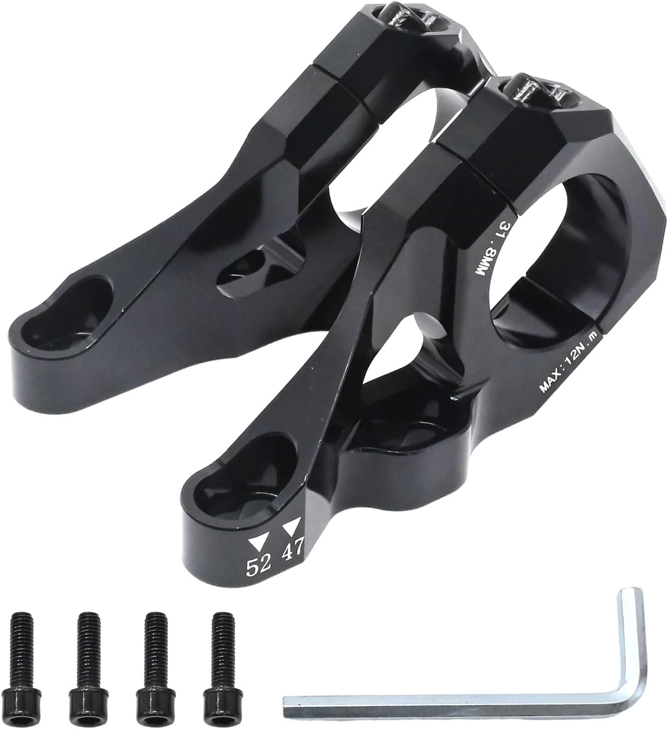 Amazon.com : Aynaxcol Direct Mount Bike Stem 31.8mm Bar Clamp Mountain ...