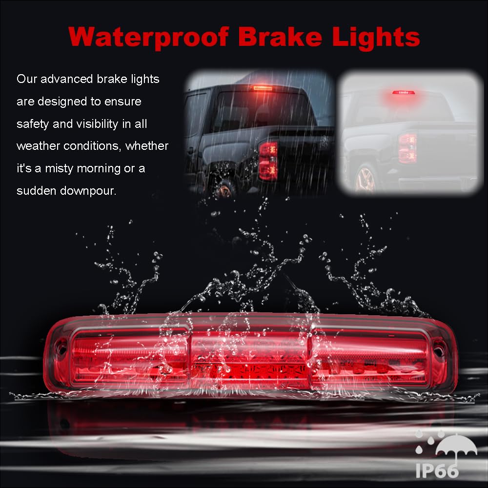 Snapklik.com : DimFlux LED 3rd Brake Light,High Mount Stop Light,Third ...