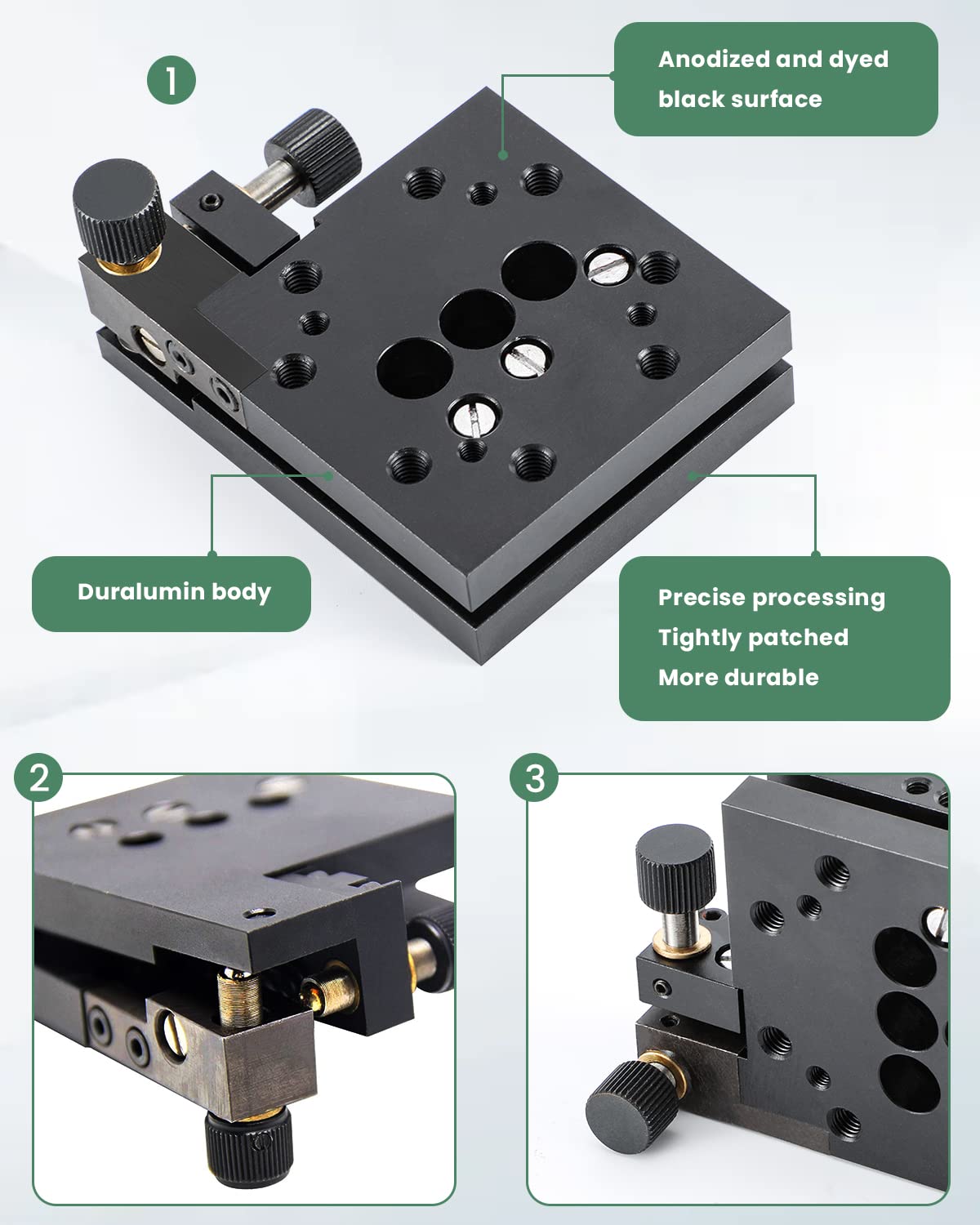 Buy Huanyu Optical Tilt and Rotation Stage 2.6 inches Precision angle ...