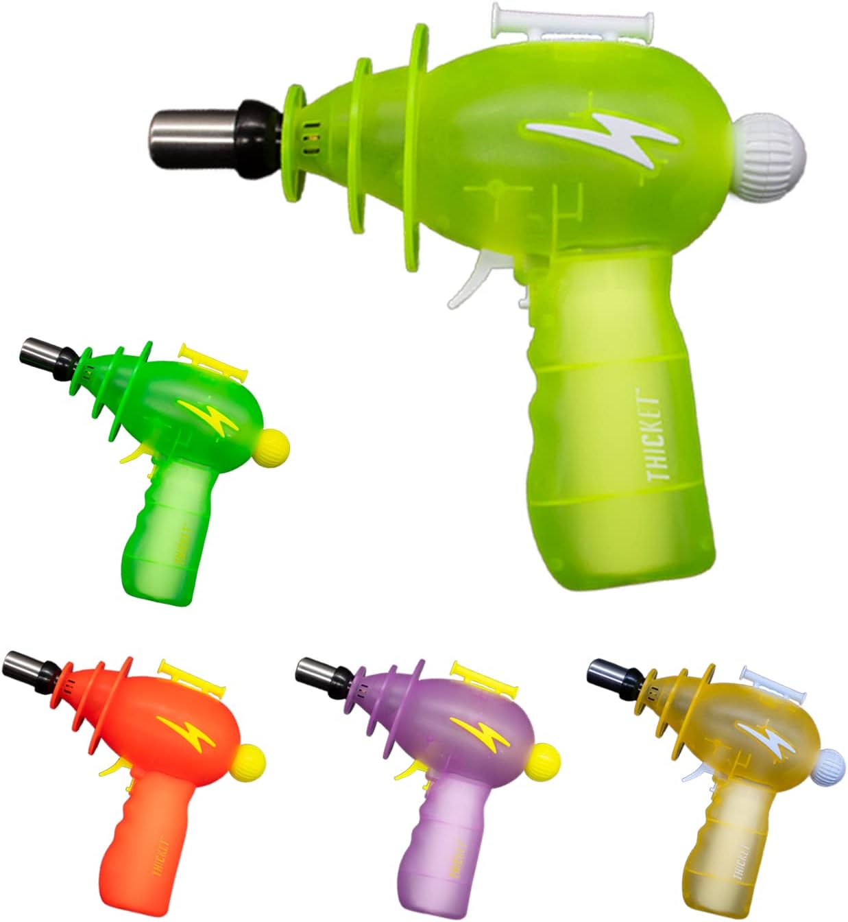 Amazon.com: THiCket Glow in The Dark Refillable Butane Space Torch ...