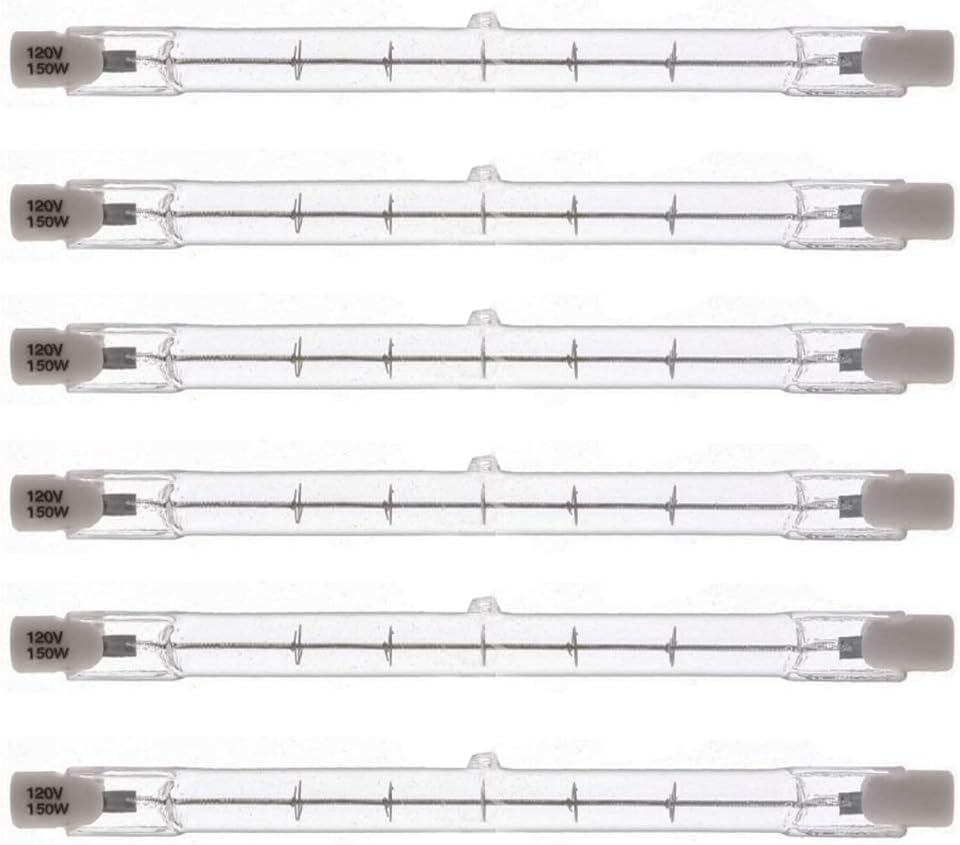 Amazon.com: CTKcom J Type 4.7-Inch 150W Halogen Bulbs(6 Pack) -R7S ...
