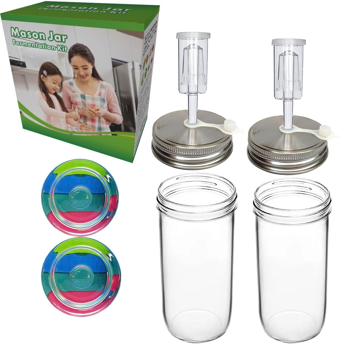 Amazon.com: YOBNKU 2 set Complete Fermentation Kit 0.73L Fermenting ...