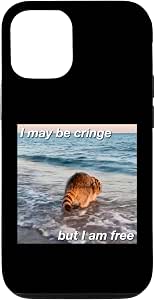 Amazon.com: iPhone 13 Pro I may be cringe but i am free Raccoon Case ...