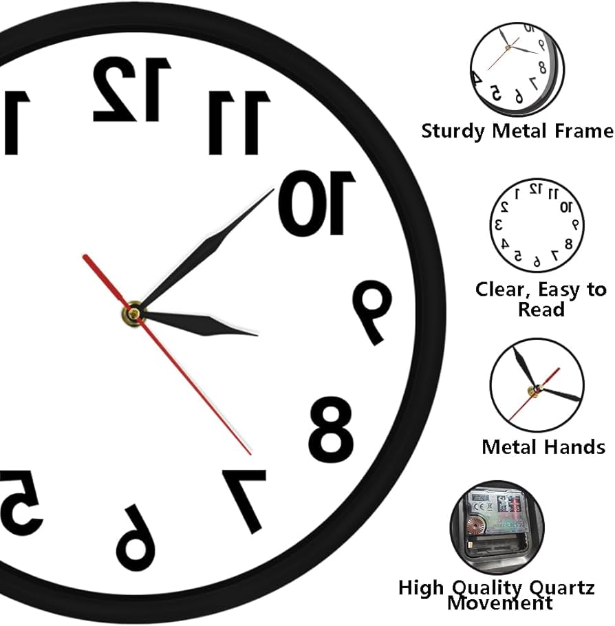 Backwards Running Clock Venice