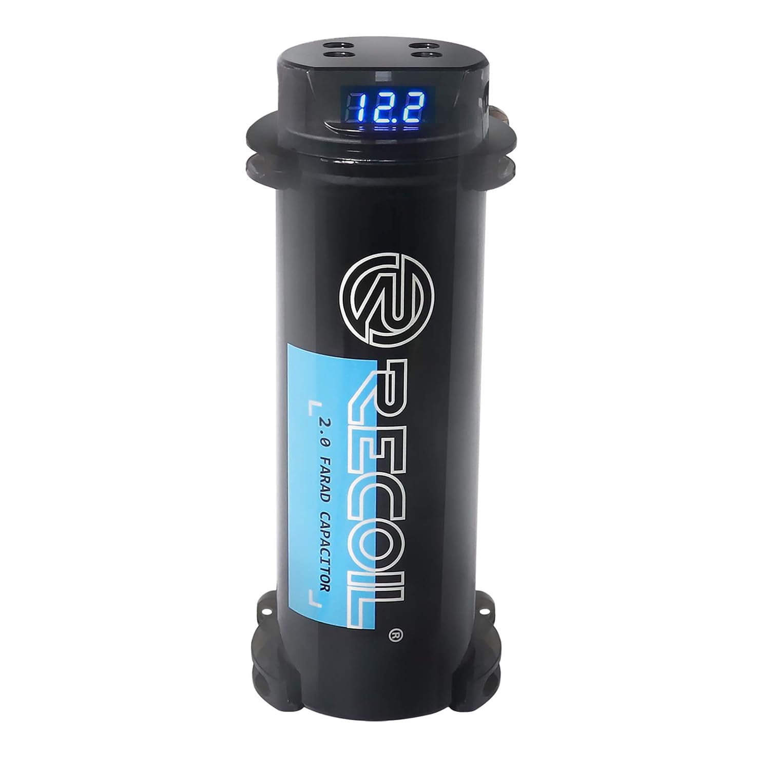 Recoil REC2D-2 True 2.0 Farad Capacitor 20V Car Audio Energy Storage ...