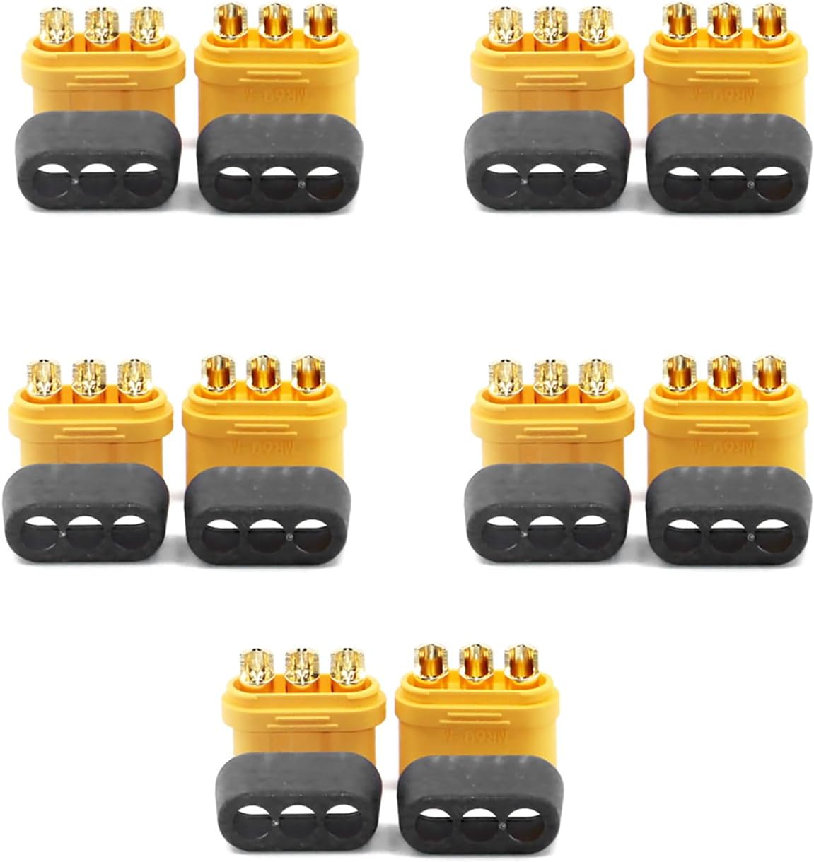 Amazon.co.jp: 10pcs MR60 Female/Male Connector Resistor Adapter Plug ...