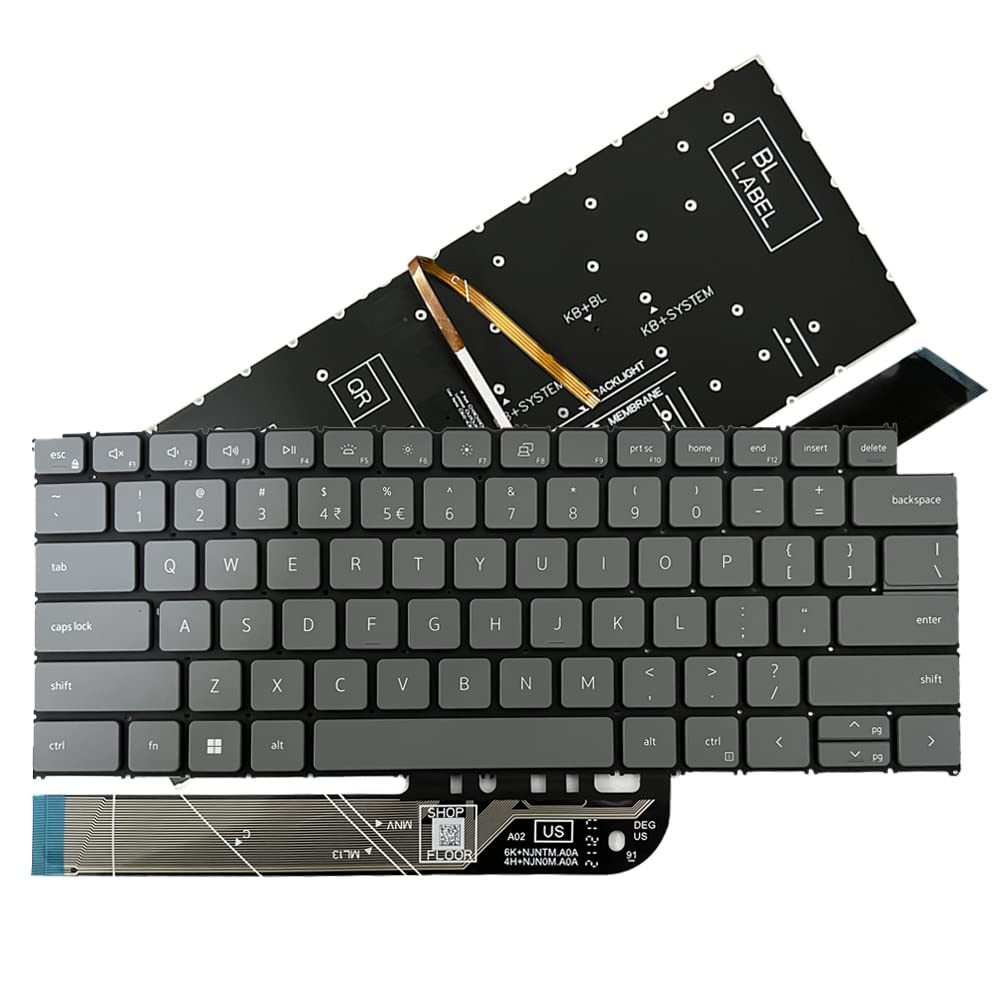 Zahara Laptop Keyboard Backlight US for Dell Vostro 5310 5320 5410 5415 ...