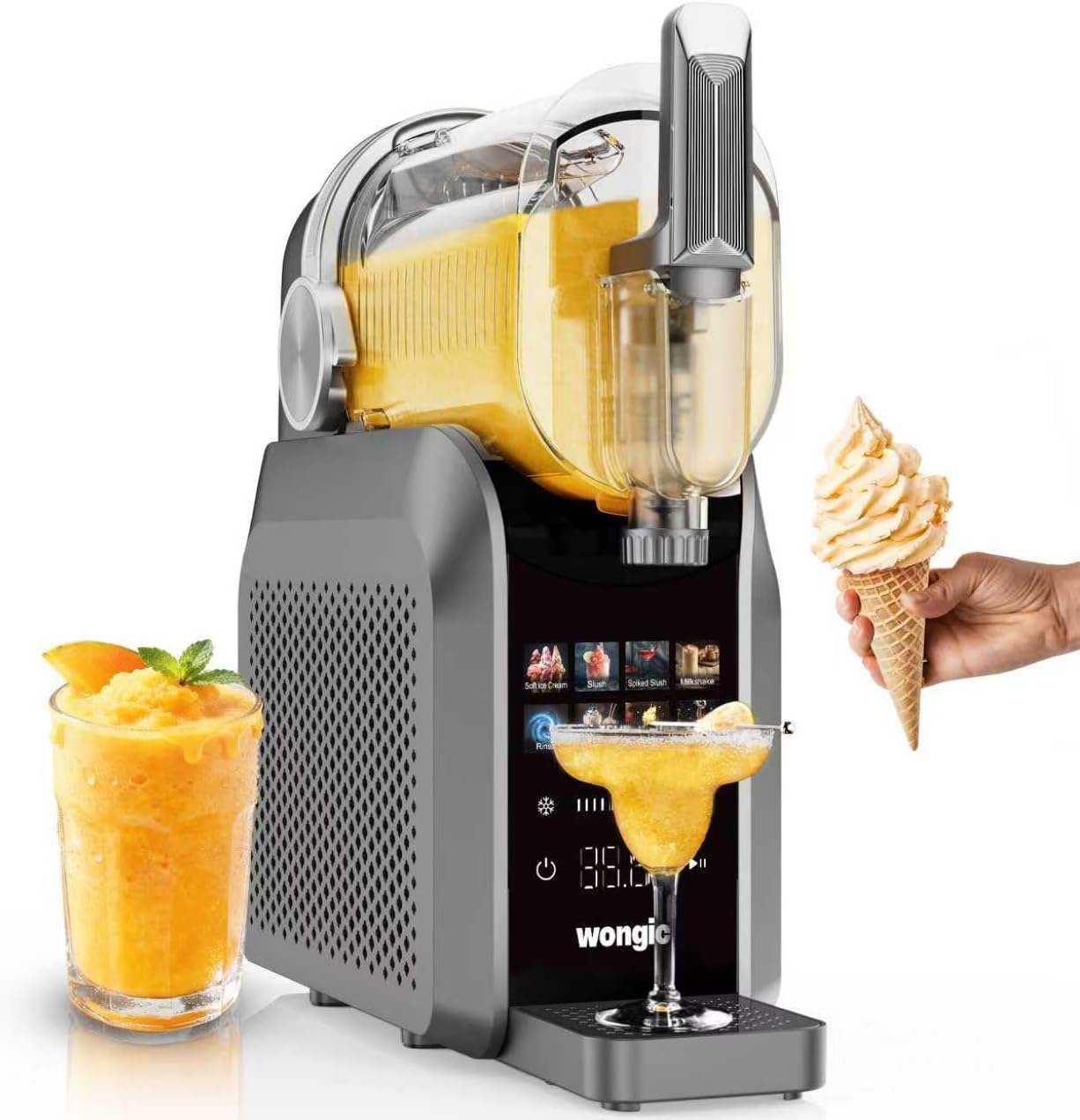 Amazon.com: Slushie Machine Pro, No Ice Needed, 88oz Slushy Machine for ...