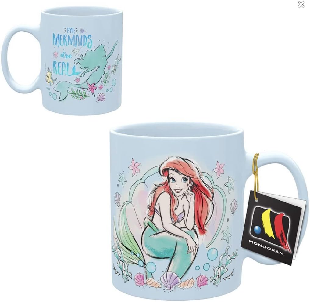 Amazon.com: Disney ARIEL PEARLIZED MUG (11 OZ) : Home & Kitchen