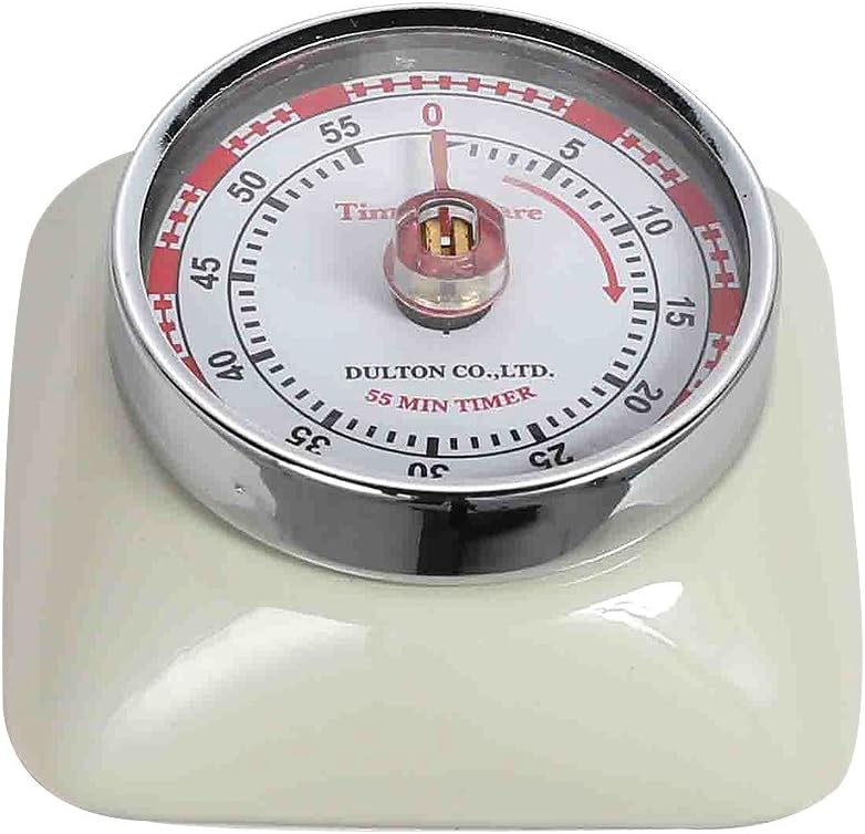 Amazon.com: Magnetic 55 Minute Kitchen Timer Square - Ivory : Home ...