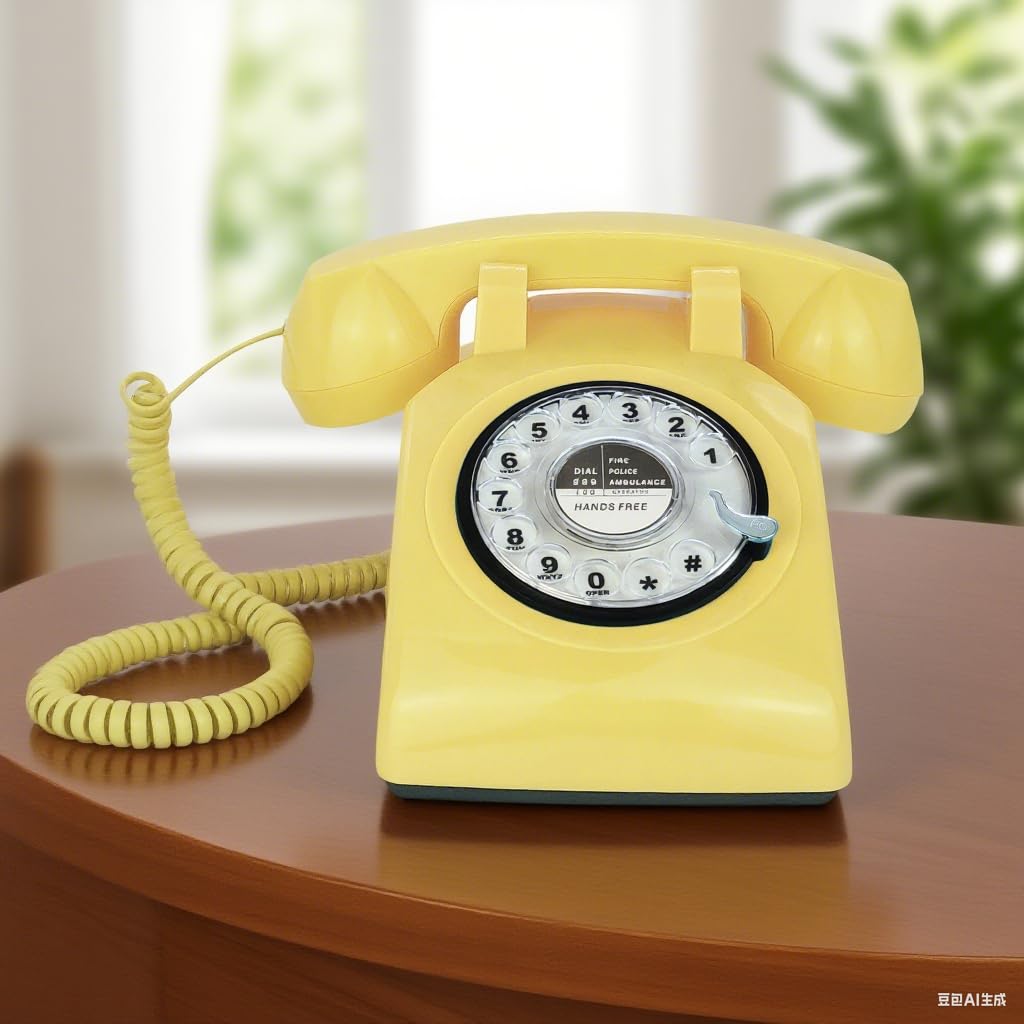 Snapklik.com : TelPal Retro Single Line Corded Desk Telephone Classic ...