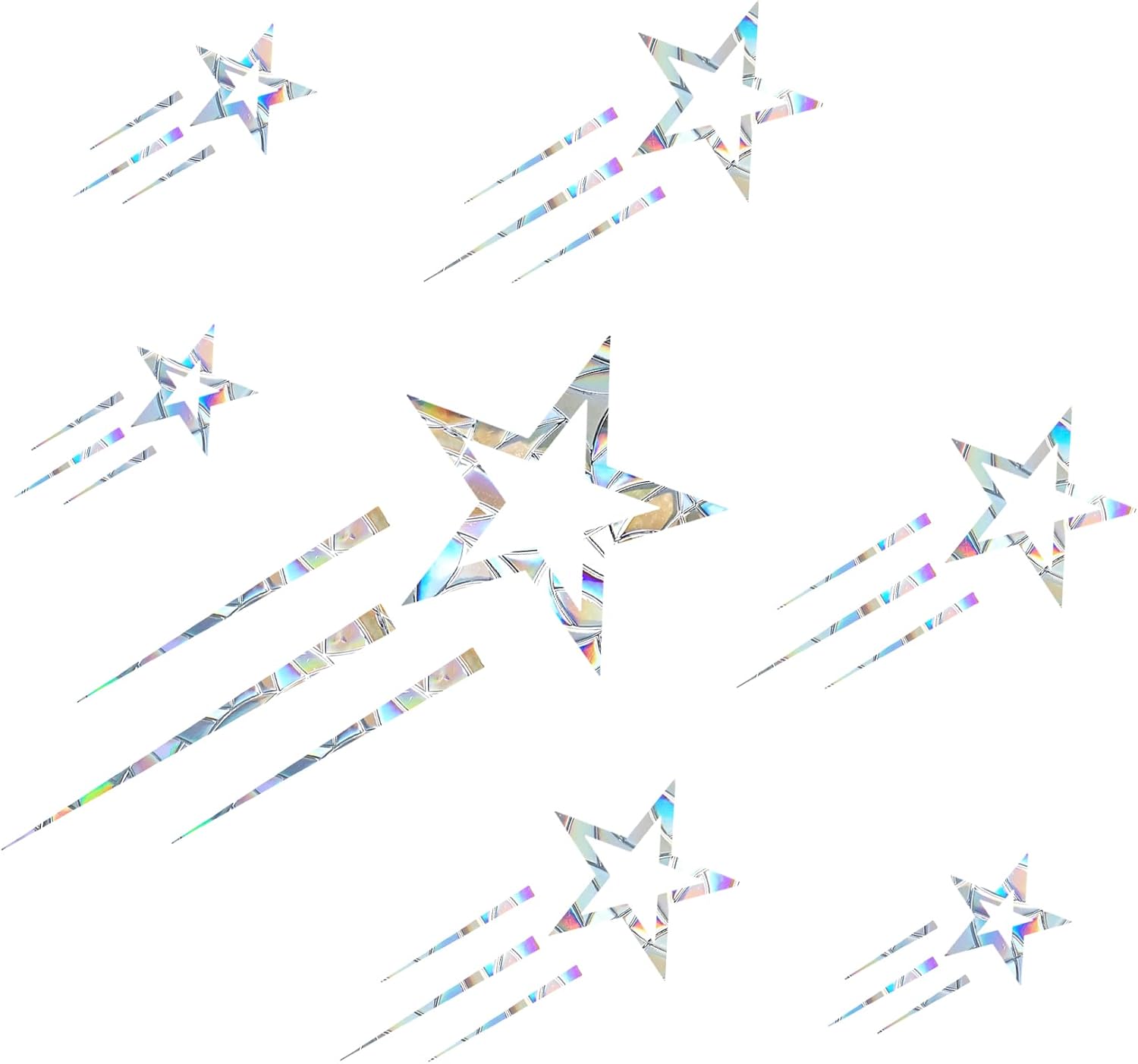 Shooting Star Window Clings, Bird Strike Prevention Window Decals ...