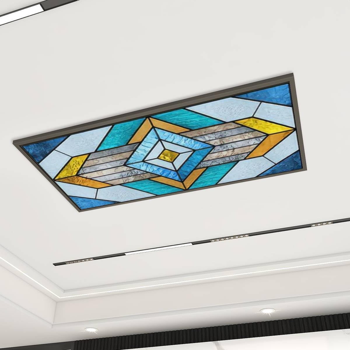 Amazon.com: Decorative Fluorescent Light Covers for ceiling lights ...