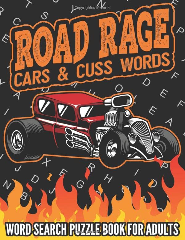 Amazon.com: Road Rage Cars & Cuss Words - Word Search Puzzle Book for ...