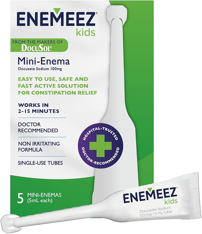Amazon.com: DocuSol Enemeez Kids Enema, Mini-Enemas for Ages 2-12 ...