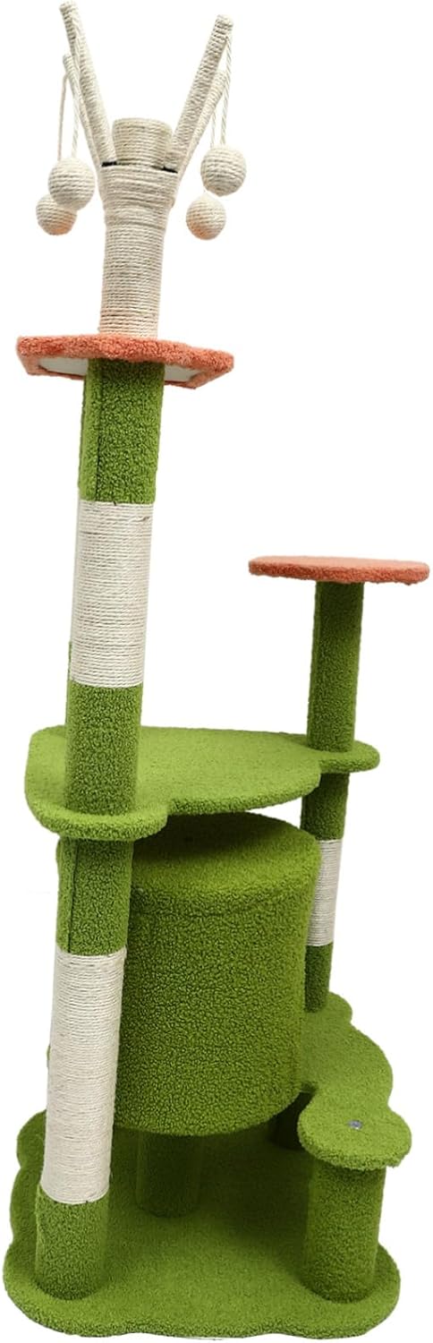 Amazon.com : DRESSOOS 1pc Cat Climbing Frame Shape Kitten Climbing ...