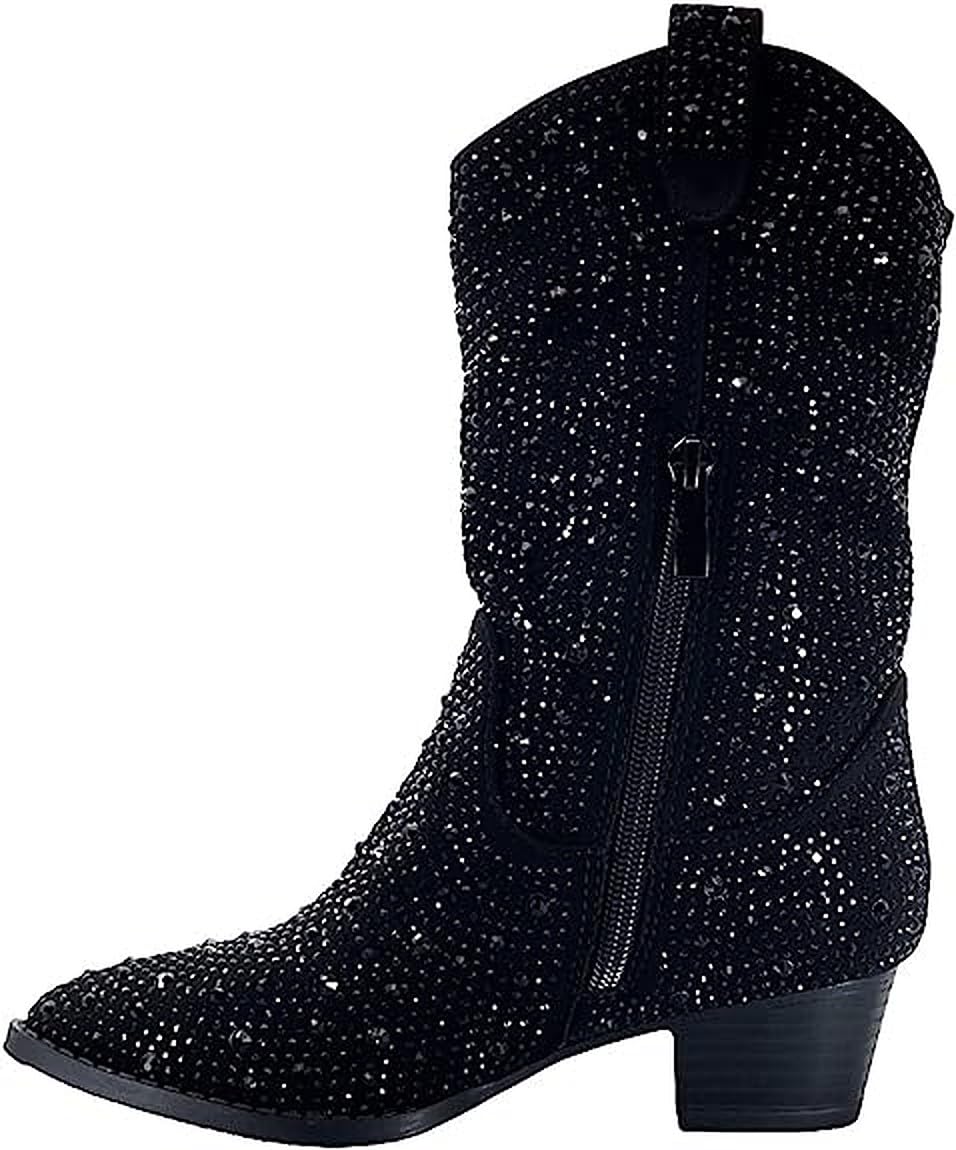 Snapklik.com : Girls/Kids Rhinestone Western Cowgirl Cowboy Pointed Toe ...