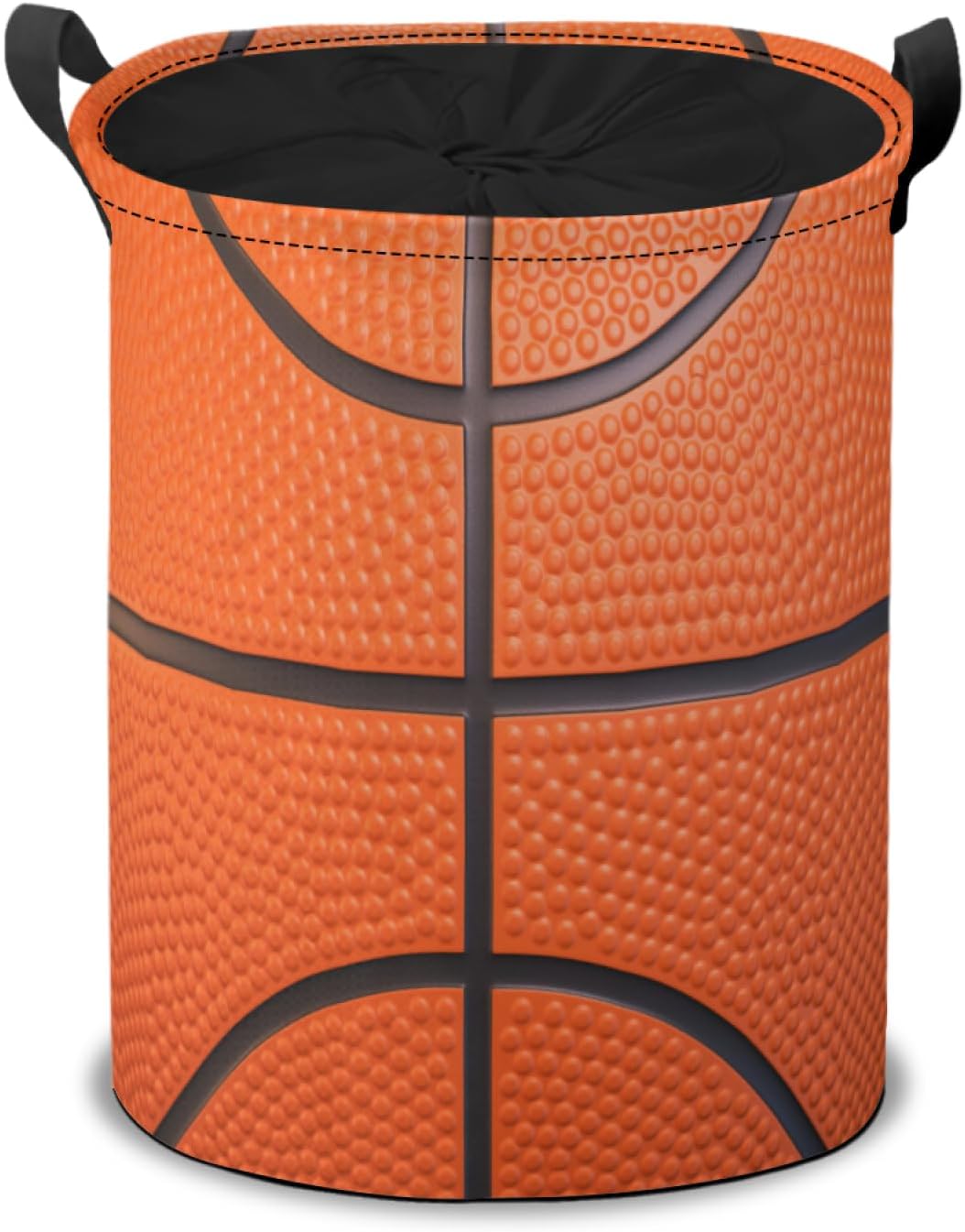 Amazon.com: Basketball Ball Laundry Hamper Basket, Orange Basketball ...